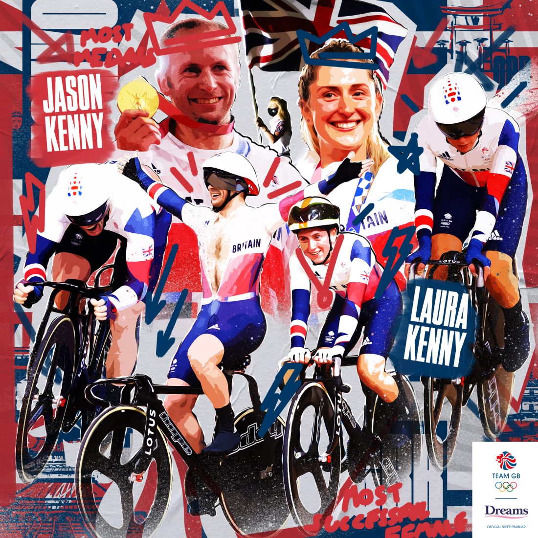 ShedCreative | Team GB x Dreams | Graphic | Branding | Website | Design