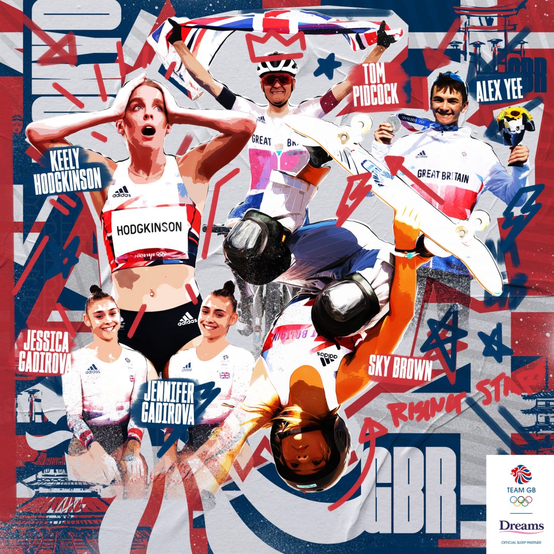 ShedCreative | Team GB x Dreams | Graphic | Branding | Website | Design